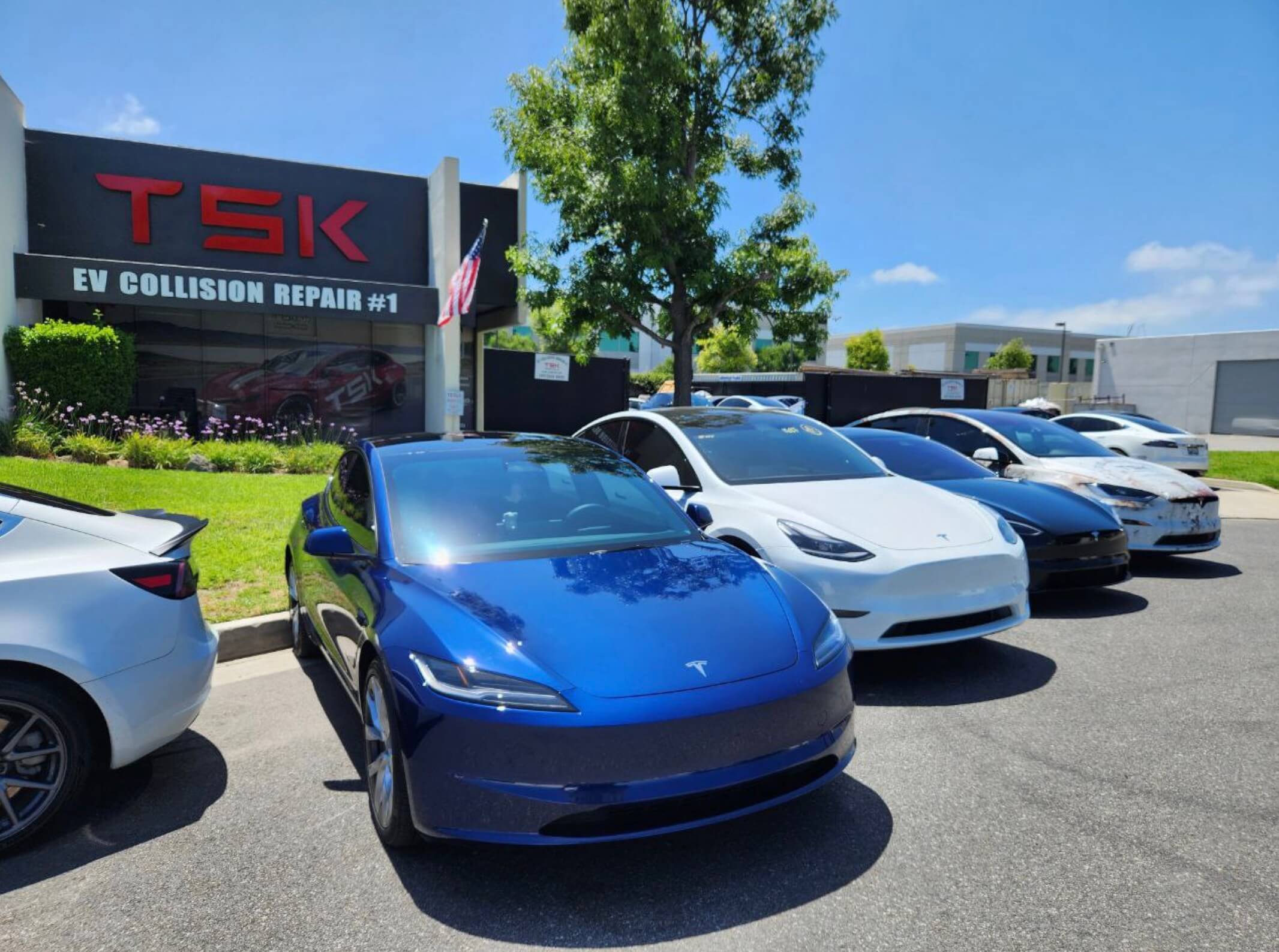 Tesla Collision Center | Auto Body Repair | Cypress, CA - TSK