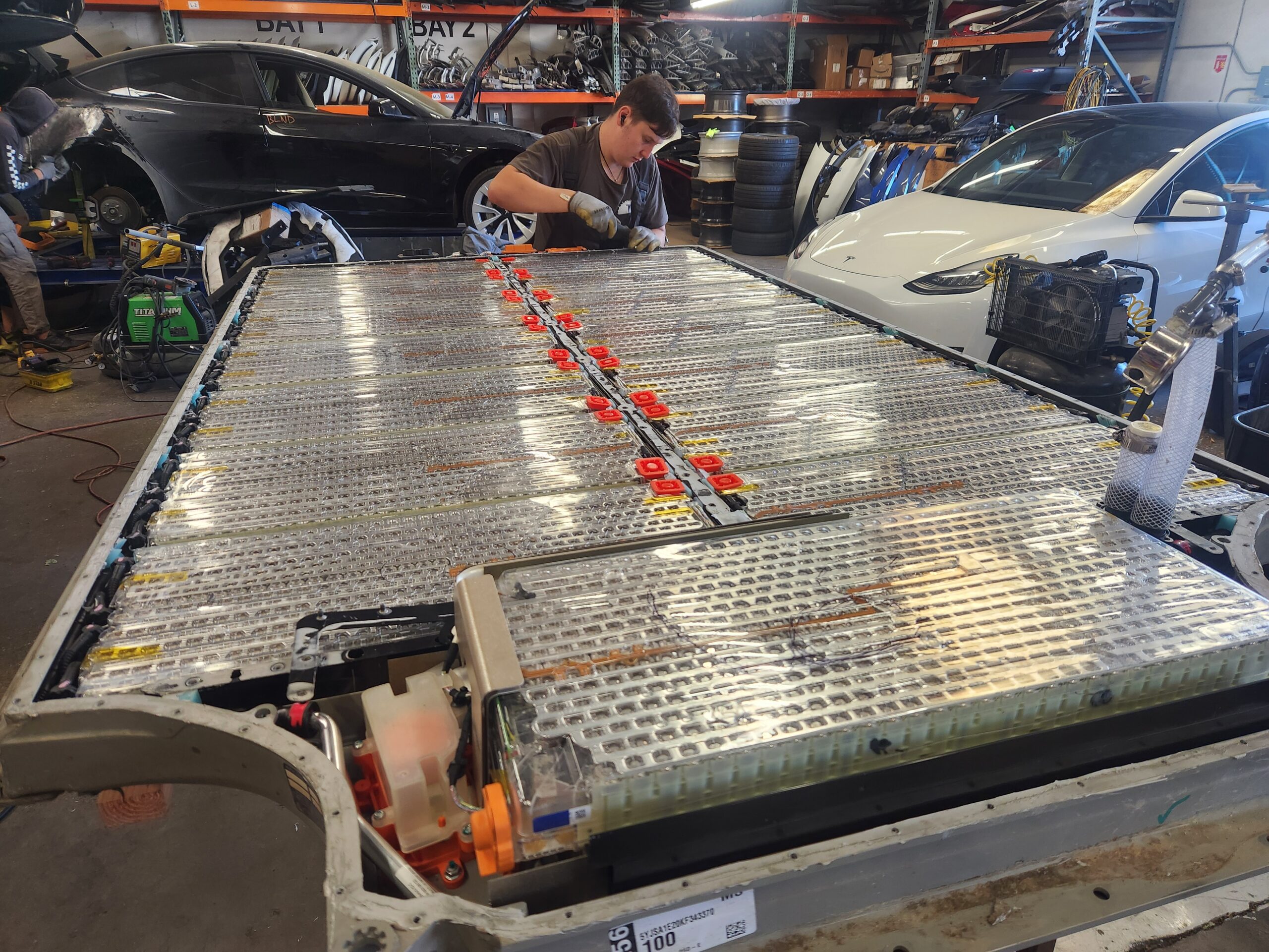 Battery Repair Tesla Model 3 | Maintenance High-Voltage Battery